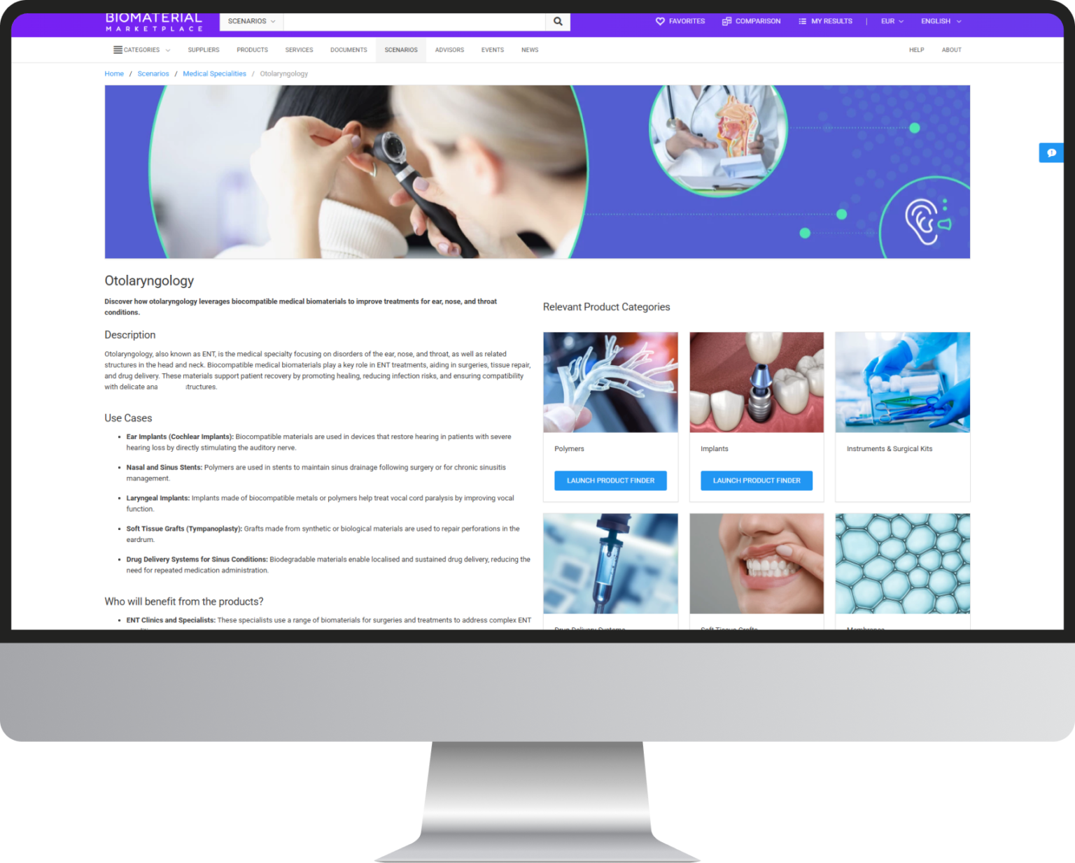 BIOMATDB - Advanced Database and Marketplace for Biomaterials